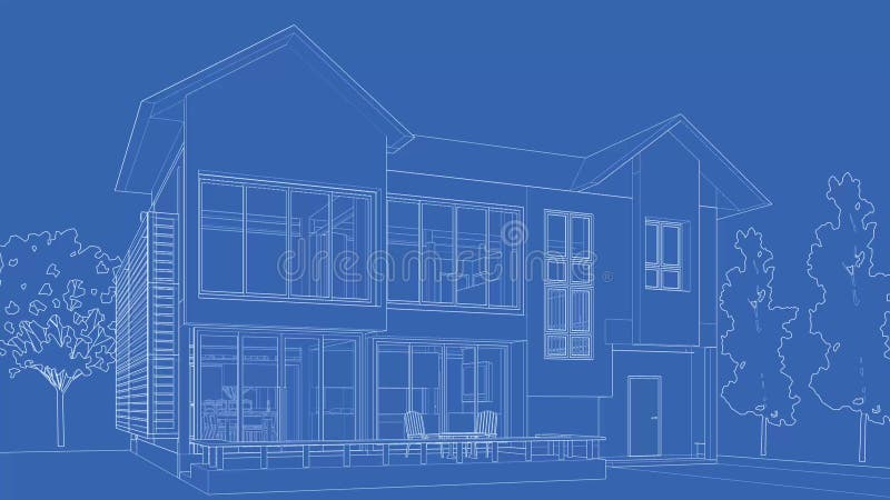 3D Looped Animation of Building Project Stock Video - Video of facade ...