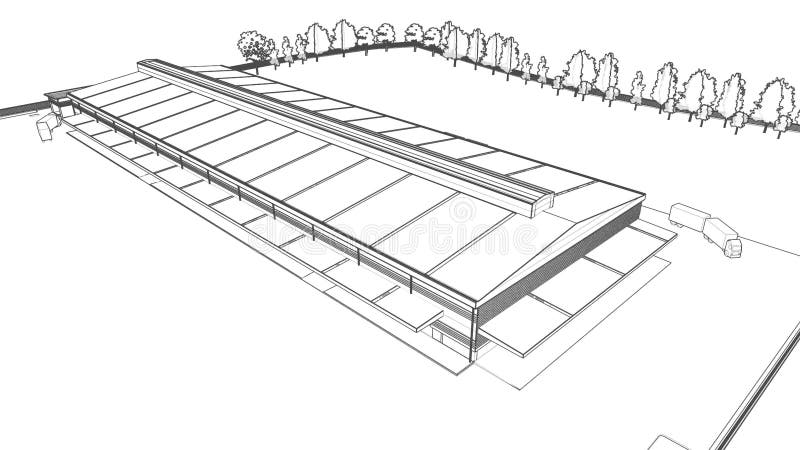 3D Looped Animation of Building Project Stock Video - Video of draw ...