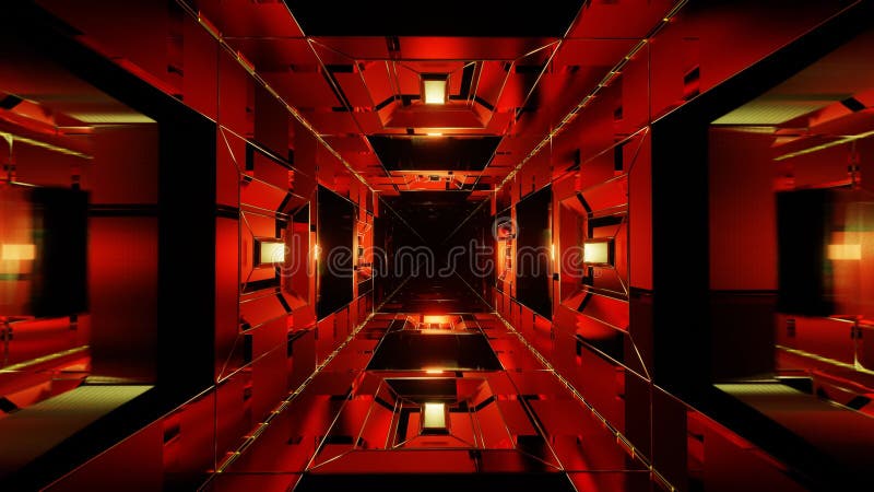 3d Looping Artwork of Colorful Infinity Square Tunnel Stock Video ...