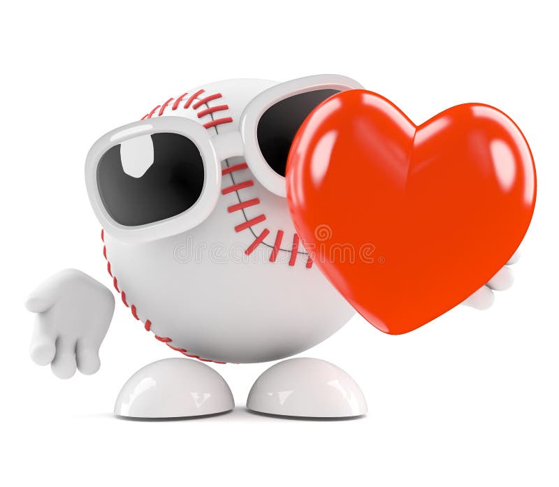 Baseball Heart Stock Illustrations – 2,451 Baseball Heart Stock ...