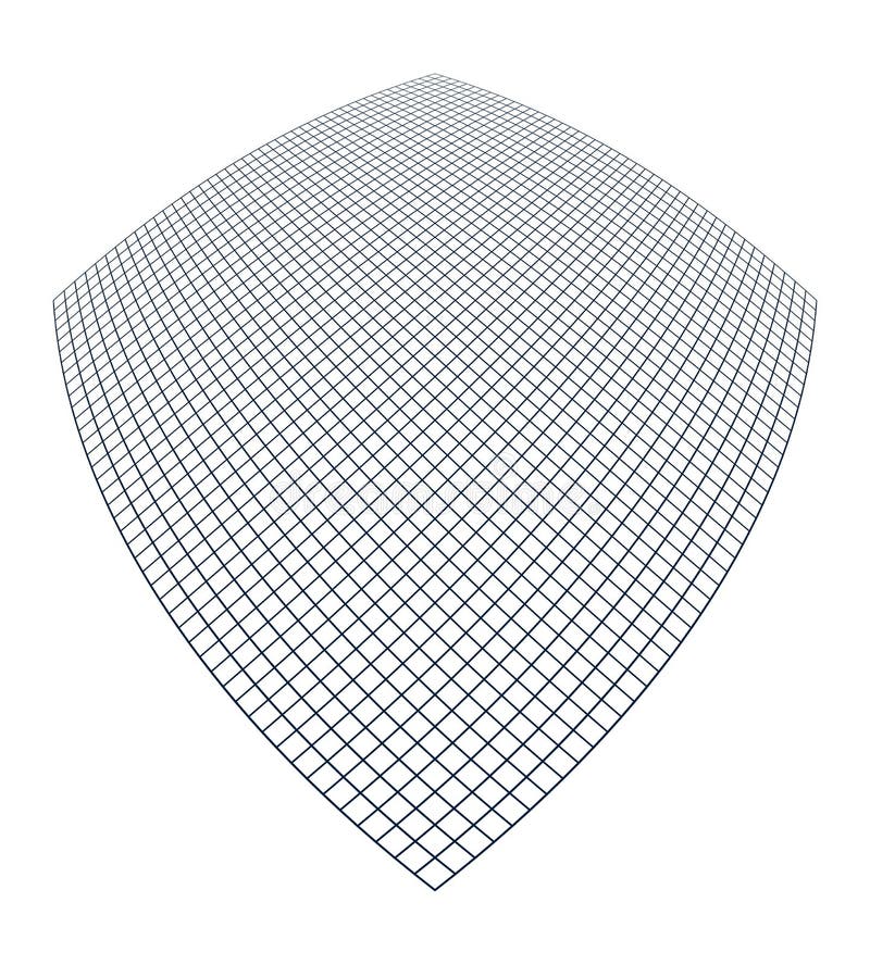 3d Low Poly Mesh In A Shape Of Rhombus Surface Vector Abstract B Stock