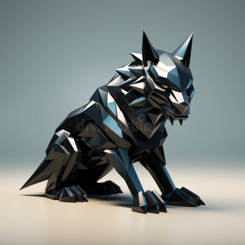 Low Poly Wolf Stock Photos - Free & Royalty-Free Stock Photos from Dreamstime