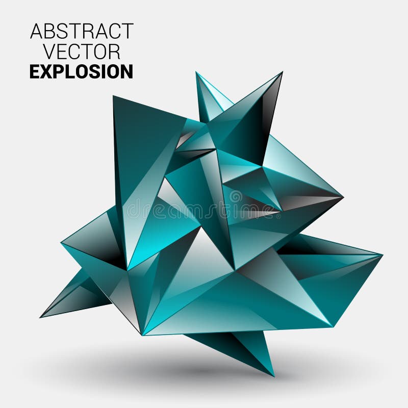 3D Low Polygon Geometry Background. Abstract Polygonal Geometric Shape ...