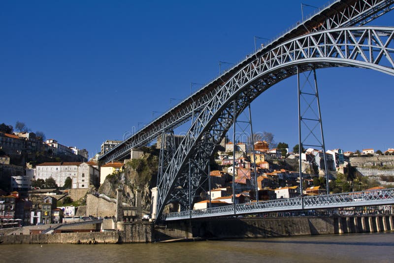 D. Luis I Bridge stock photo. Image of real, bridge, view - 13451754