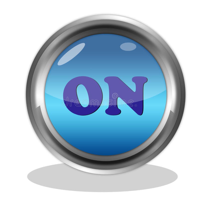 3D Luxury on Button Template. Stock Illustration - Illustration of ...