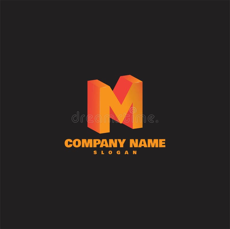 3d Letter M Logo Stock Illustrations – 1,165 3d Letter M Logo Stock ...