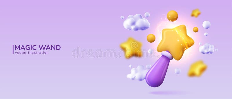 3d magic icon. stock vector. Illustration of treasure - 306684993