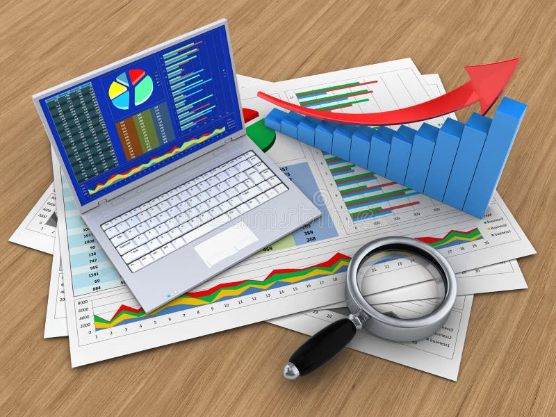 3d magnifient le verre illustration stock. Illustration du bois - 99385618