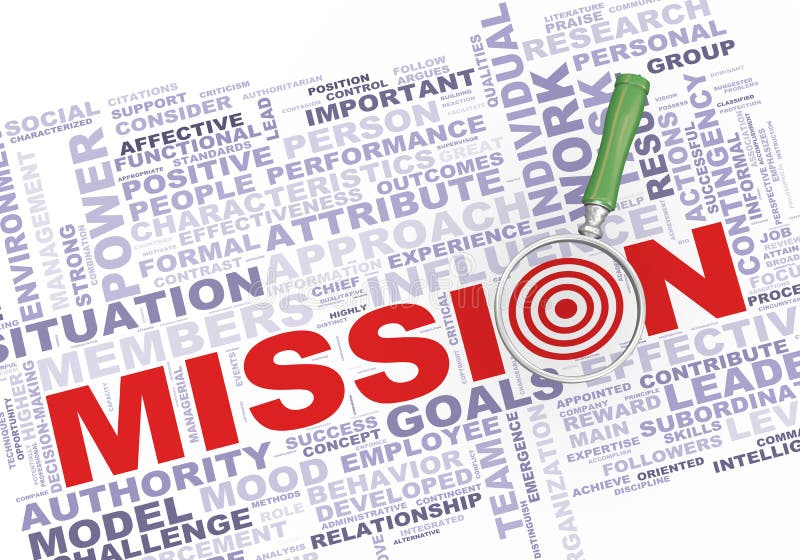 3d Magnifier Wordcloud Vision Concept Stock Illustration - Illustration ...