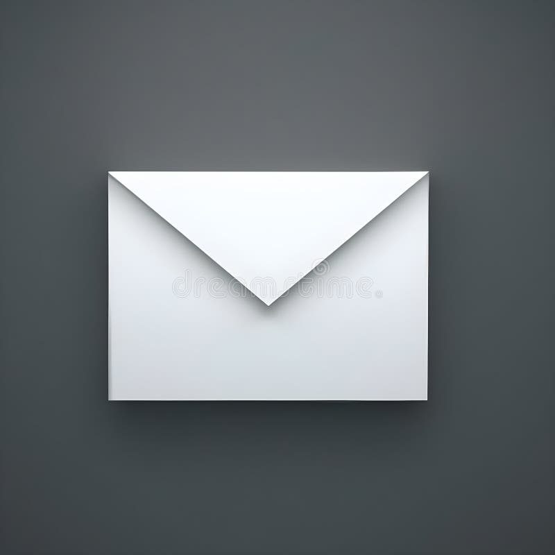 3d Mail Envelope. Email. Generative AI. Stock Illustration ...