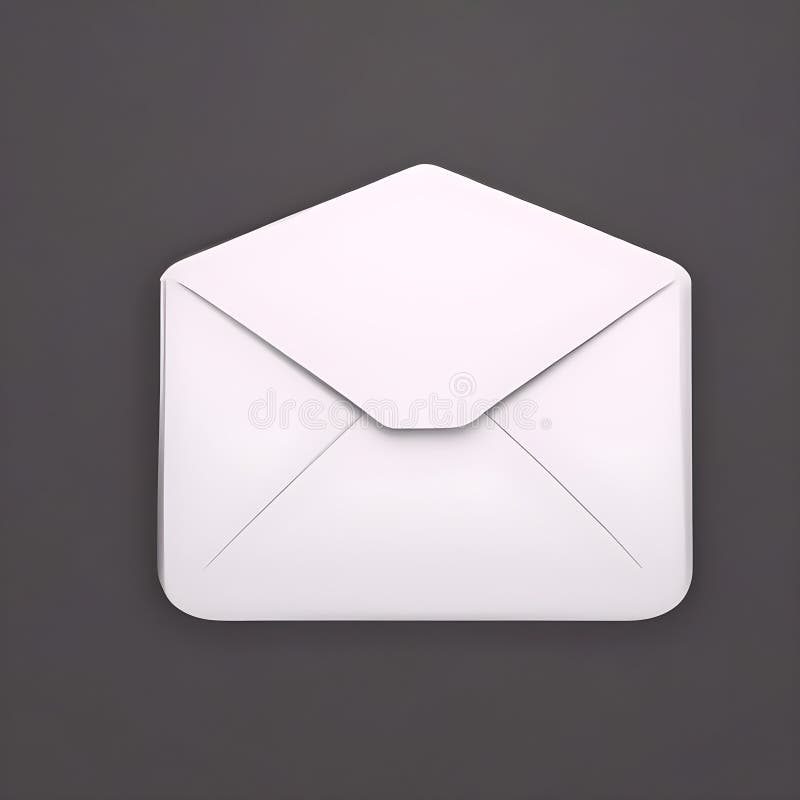 3d Mail Envelope. Email. Generative AI. Stock Illustration ...