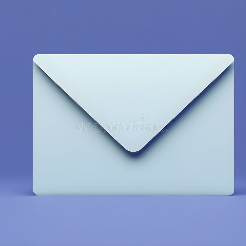 3d Mail Envelope. Email. Generative AI. Stock Illustration ...
