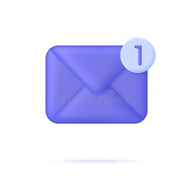 The Mail Has Arrived. Beige Envelope with a Message Stock Vector ...