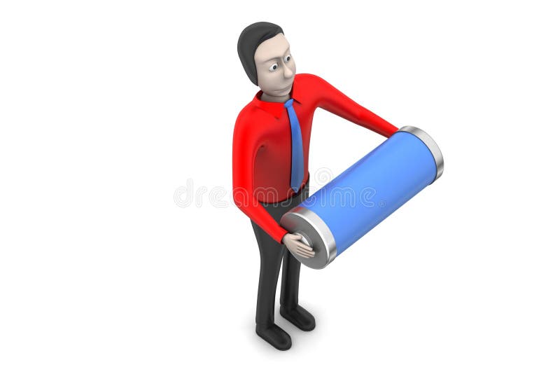 3d Man Full Charge Battery Stock Illustrations – 137 3d Man Full Charge ...