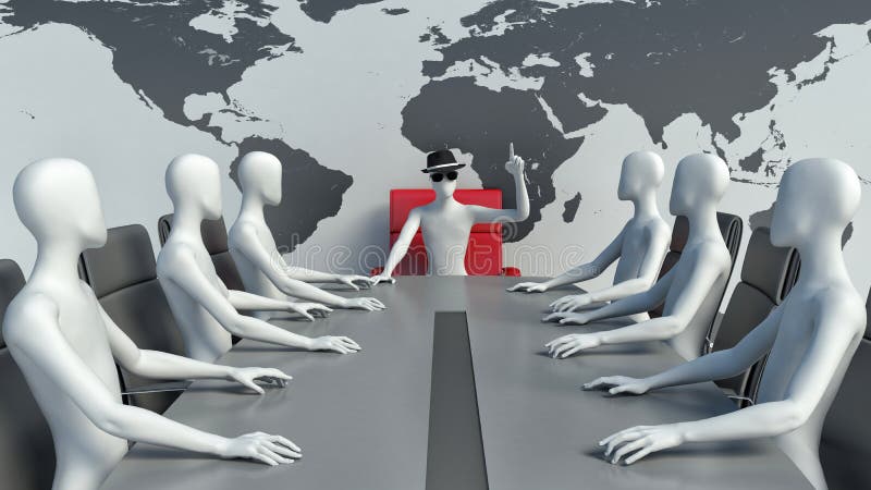 3d man boss stock illustration. Illustration of directors - 49077855