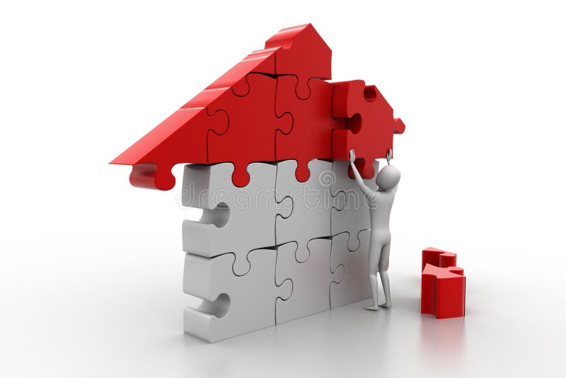 3d Man Building Stock Illustrations – 11,522 3d Man Building Stock ...