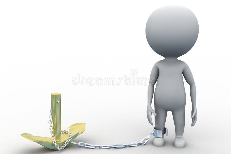 Chained to PC stock vector. Illustration of pictogram - 43659478