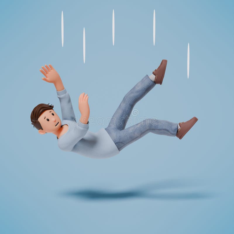 3d Man Falling Stock Illustrations – 1,566 3d Man Falling Stock ...