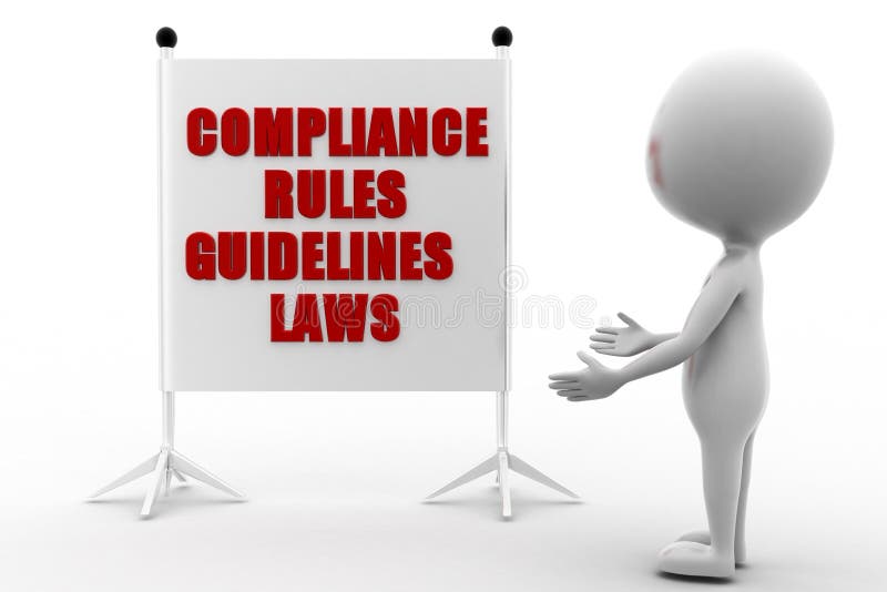 Compliance Rules Regulations Guidelines Arrow Signs Diagram Stock ...