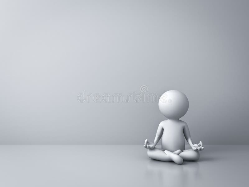 3d Man Doing Meditation on Green Globe Stock Illustration ... 3d Man Doing Meditation on Green Globe Stock Illustration ...