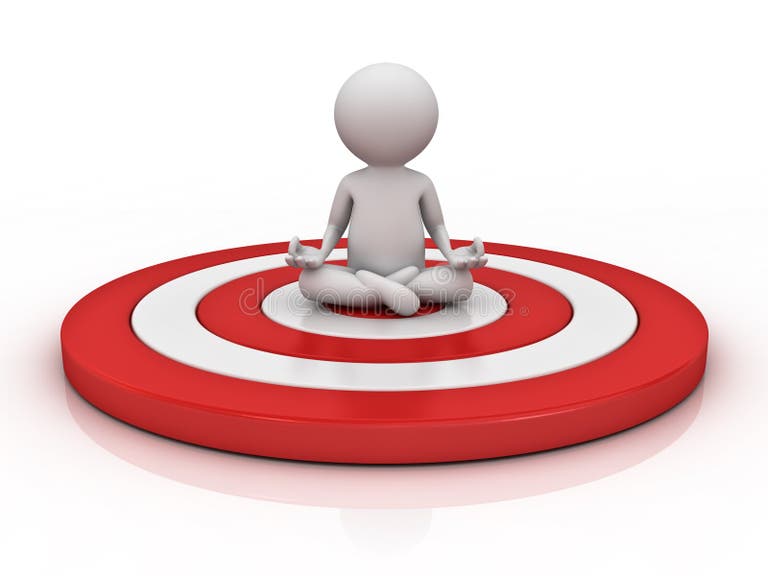 Man Doing Meditation Red Target Stock Illustrations – 1 Man Doing ... Man Doing Meditation Red Target Stock Illustrations – 1 Man Doing ...