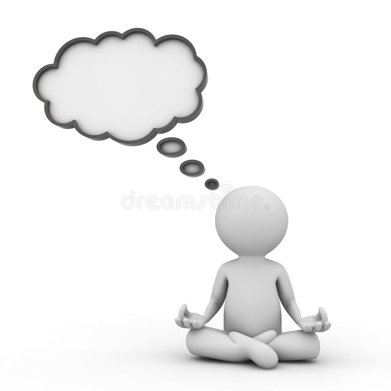 3d man doing meditation stock illustration. Illustration of person ... 3d man doing meditation stock illustration. Illustration of person ...