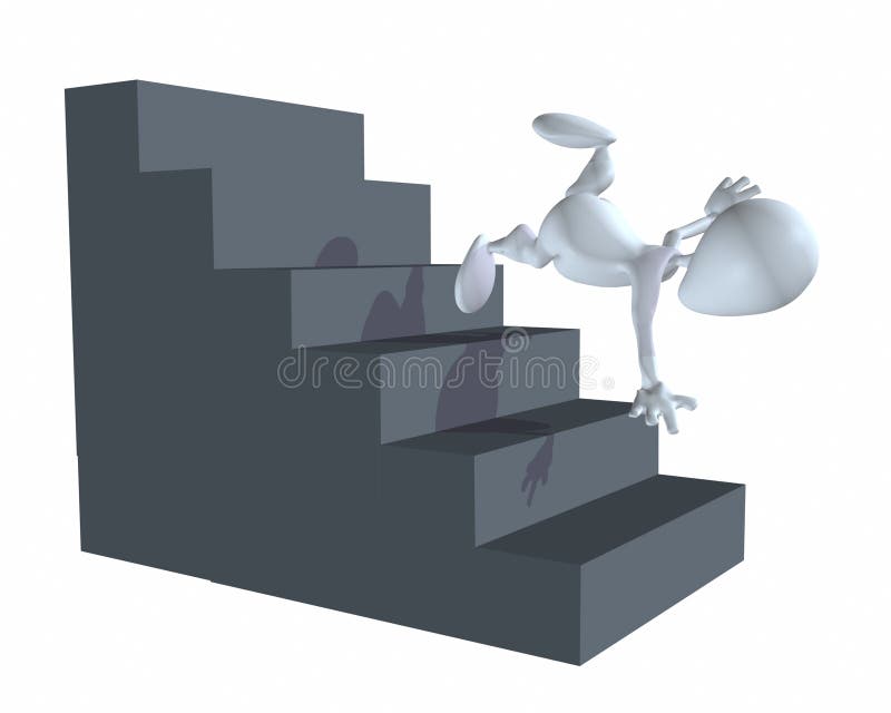 Running Down Stairs Clip Art