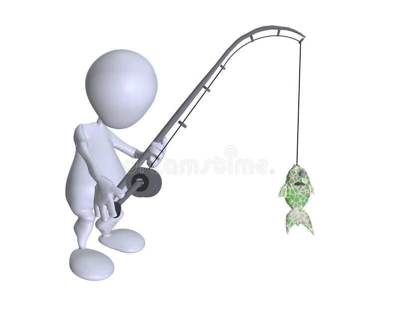 3d Man Fish Stock Illustrations – 1,100 3d Man Fish Stock Illustrations ...