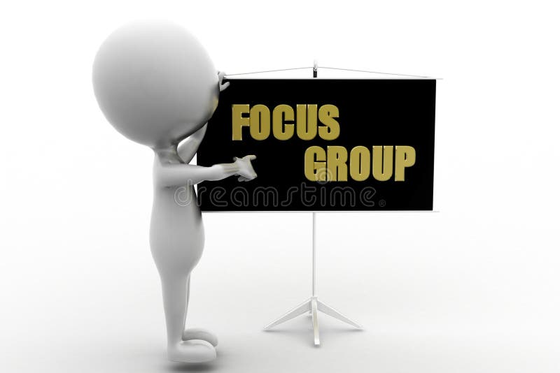 Focus Group on Golden Compass. Stock Illustration - Illustration of ...