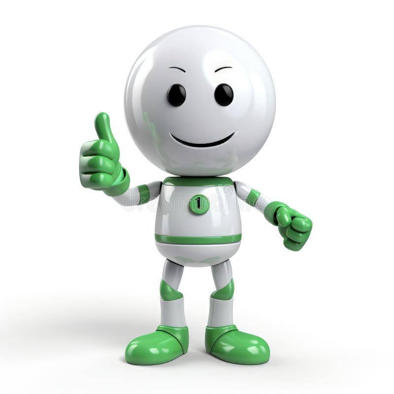 3d Man is Green Tick Symbol, Signifying Completion and Success, in a ...