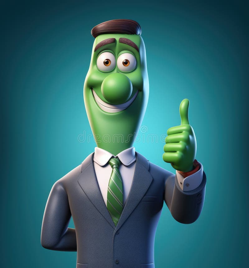 3d Man is Green Tick Symbol, Signifying Completion and Success, in a ...