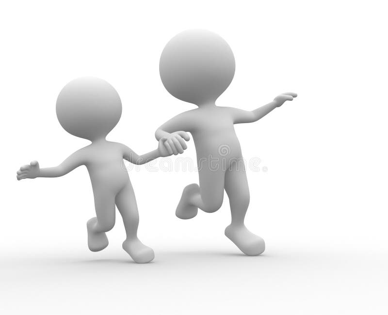 3d man happy stock illustration. Illustration of celebrating - 32590359