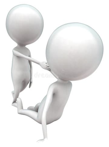 3d Man Helping Another Person Stock Illustrations – 47 3d Man Helping ...