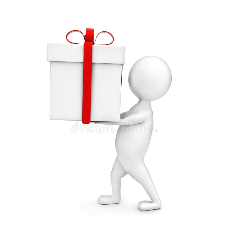 3d Man Giftbox Stock Illustrations – 149 3d Man Giftbox Stock ...
