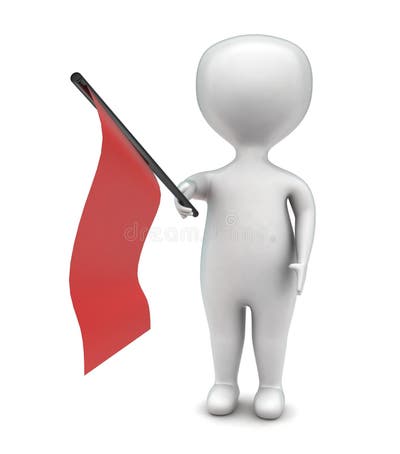 3d Man Holding Red Flag Stock Illustrations – 262 3d Man Holding Red ...