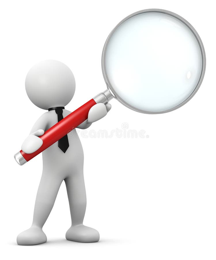 3d Man Holding Magnifying Glass Stock Illustrations – 403 3d Man ...