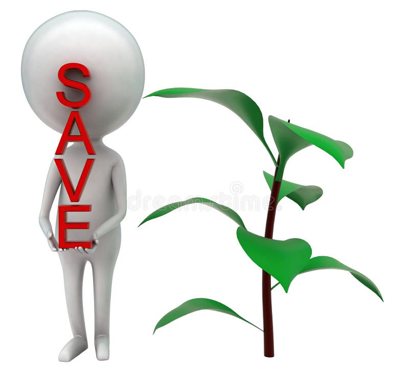 Save 75 3d Text Symbol. 3d Rendering on White Stock Illustration ...