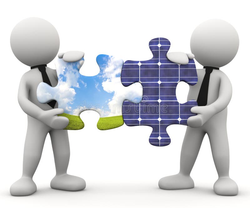 3d Man Impacting Zero Energy Stock Illustration - Illustration of solar ...