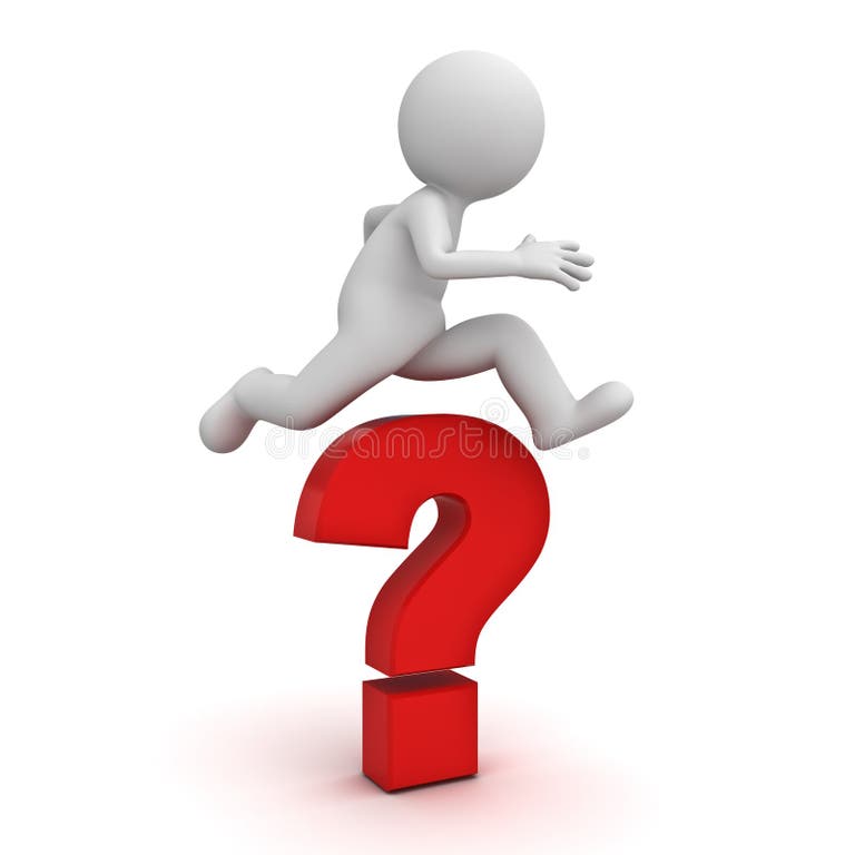 3d Man Jump Question Stock Illustrations – 34 3d Man Jump Question ...