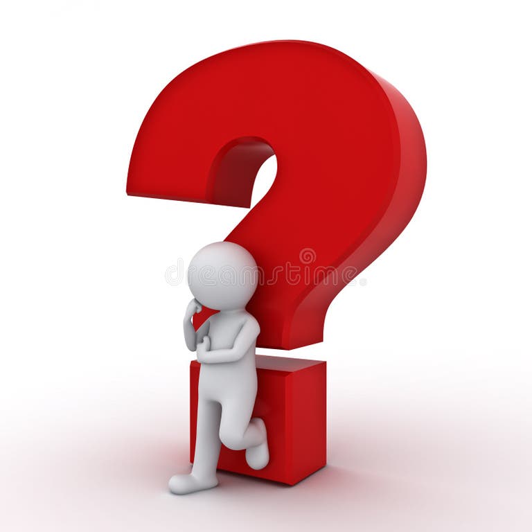 3d Man Thinking Red Question Mark Stock Illustrations – 421 3d Man ...