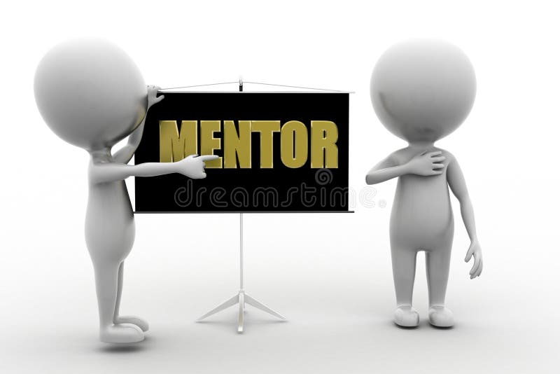 Mentoring Model Diagram Illustration Design Stock Illustration ...