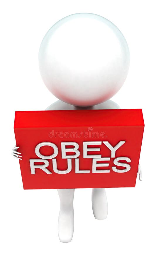 Obey Rules Stock Illustrations – 409 Obey Rules Stock Illustrations ...