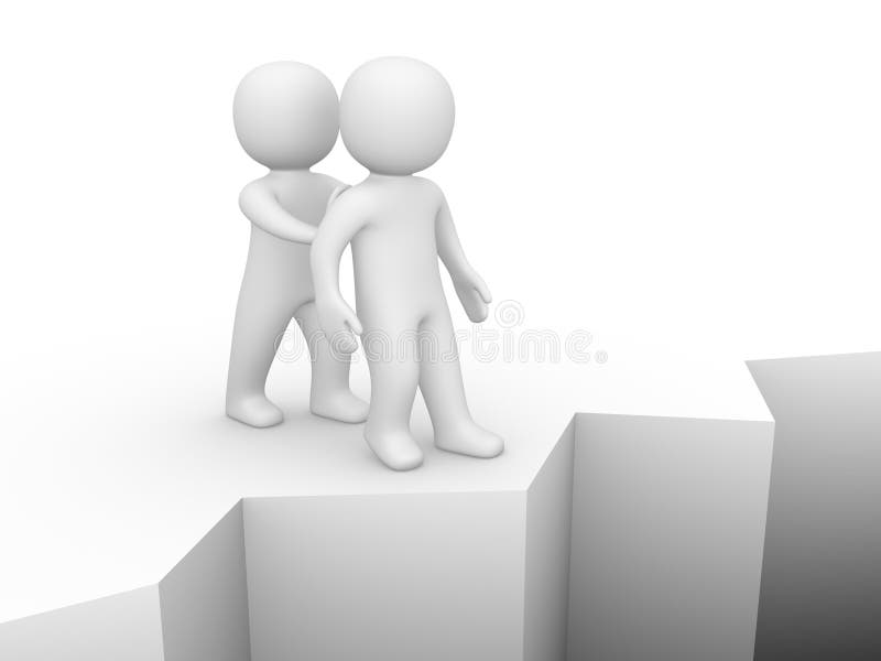 3d people pushing pawns stock illustration. Illustration of fight ...