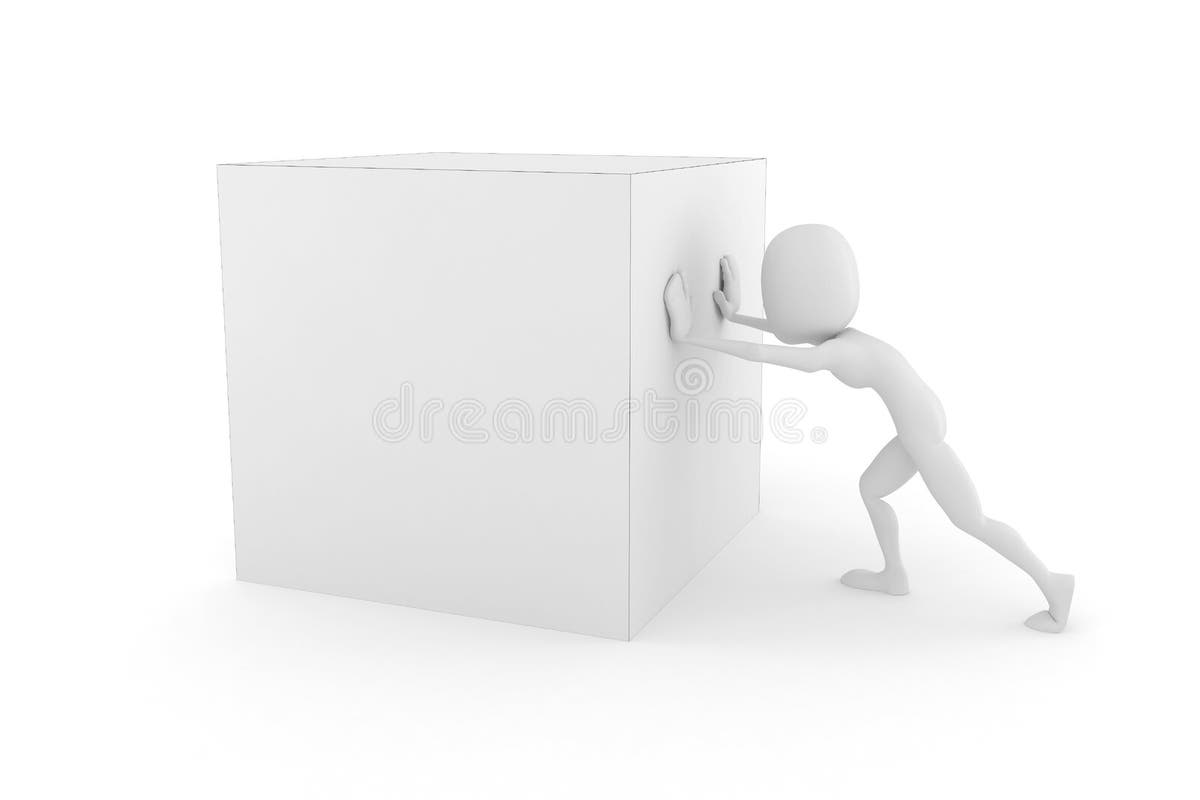 Person Pushing Box Stock Illustrations – 496 Person Pushing Box Stock ...