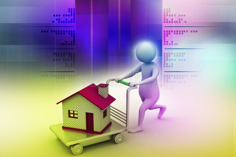 Move House Trolley Stock Illustrations – 129 Move House Trolley Stock ...