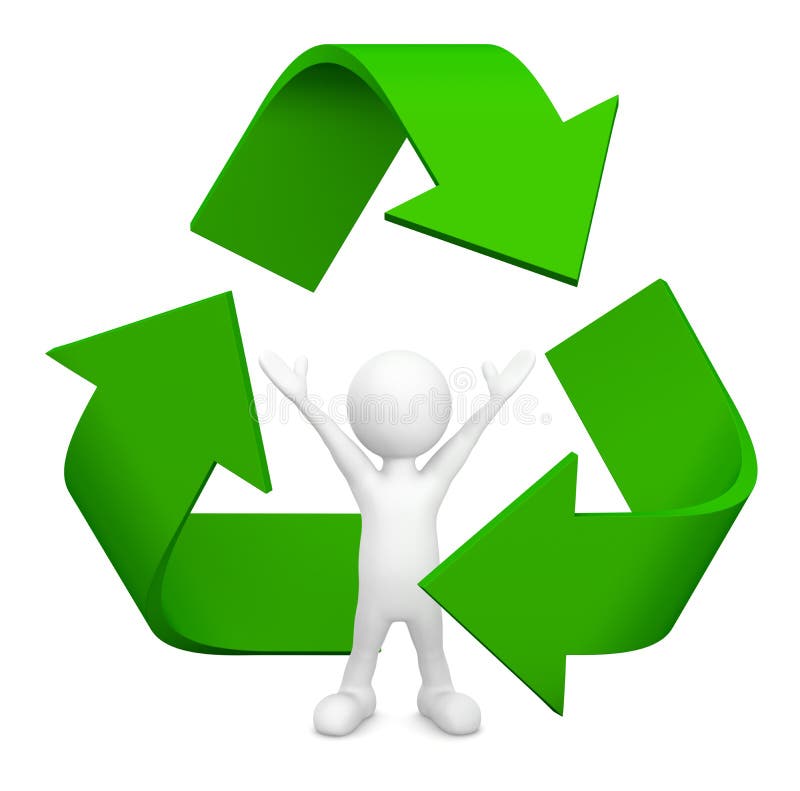 3d Man Green Recycling Symbol Stock Illustrations – 147 3d Man Green ...