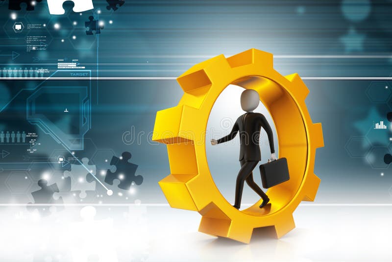 3d Small Man Scroll Stock Illustrations – 61 3d Small Man Scroll Stock ...