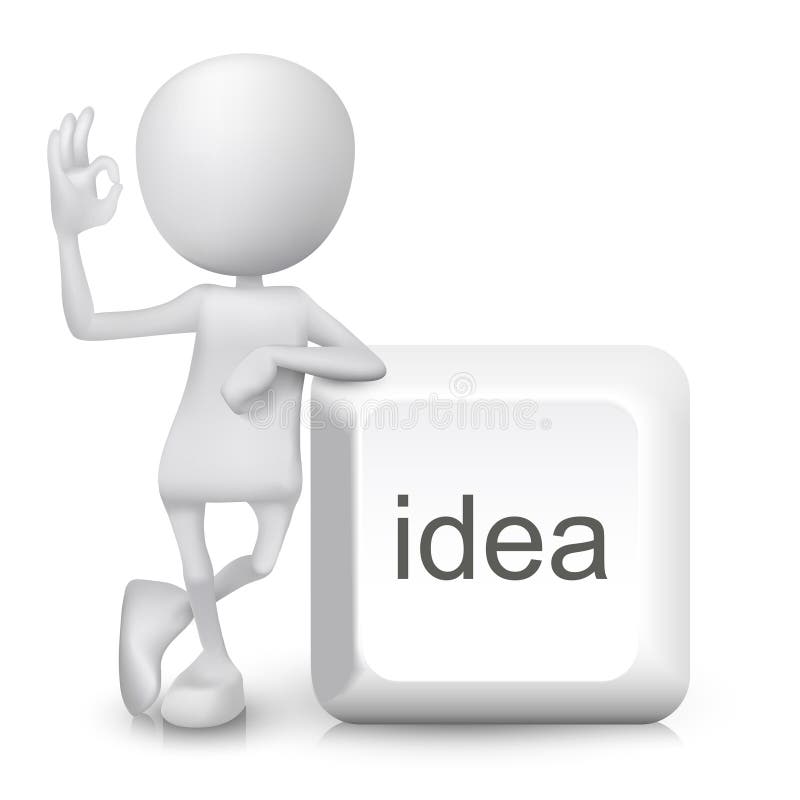 Stick Man Push Button Stock Illustrations – 42 Stick Man Push Button ...