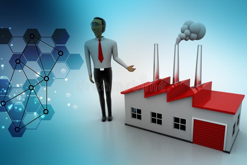 3d Chemical Factory Man Stock Illustrations – 286 3d Chemical Factory ...