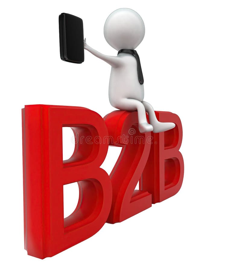 B2b Concept 3d Rendering Stock Illustrations – 109 B2b Concept 3d ...